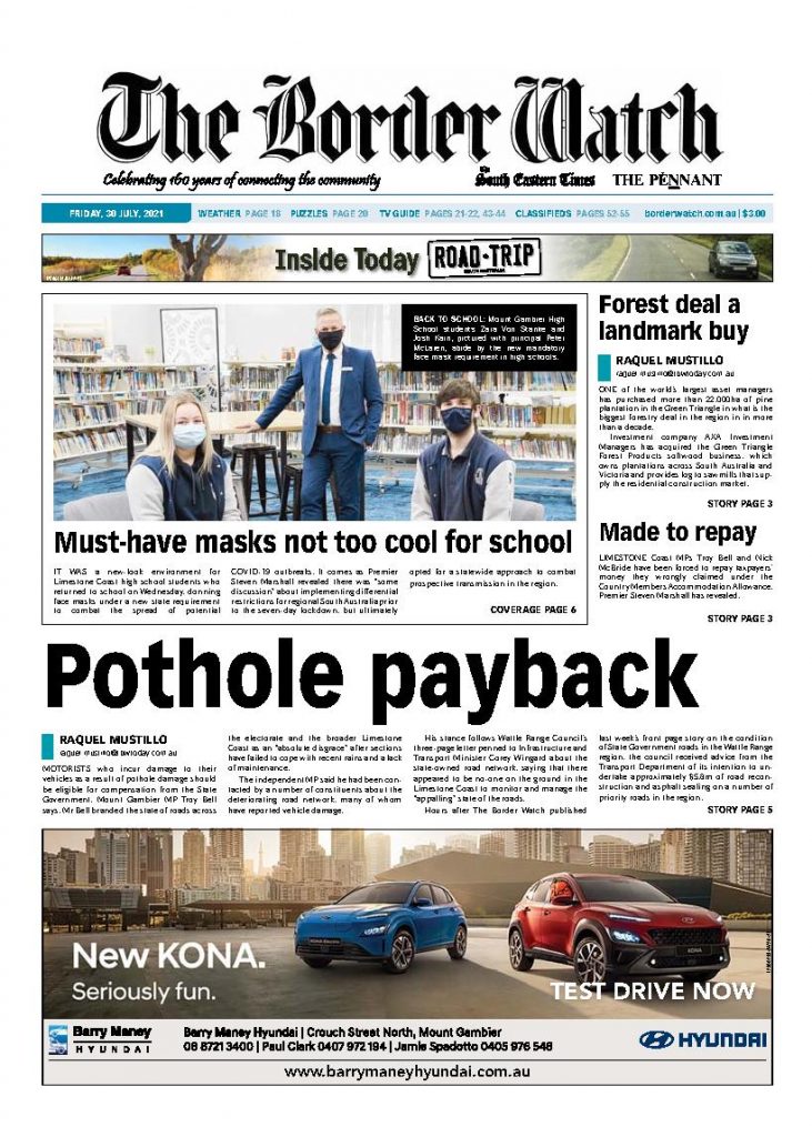 The Border Watch - 30th July 2021 - The Border Watch