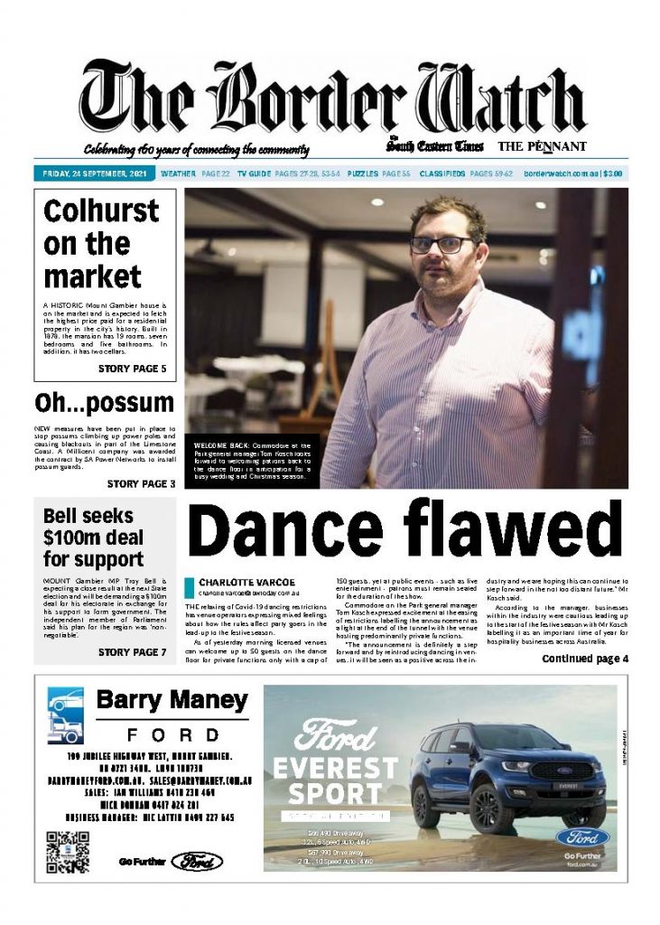 The Border Watch - 24th September 2021 - The Border Watch