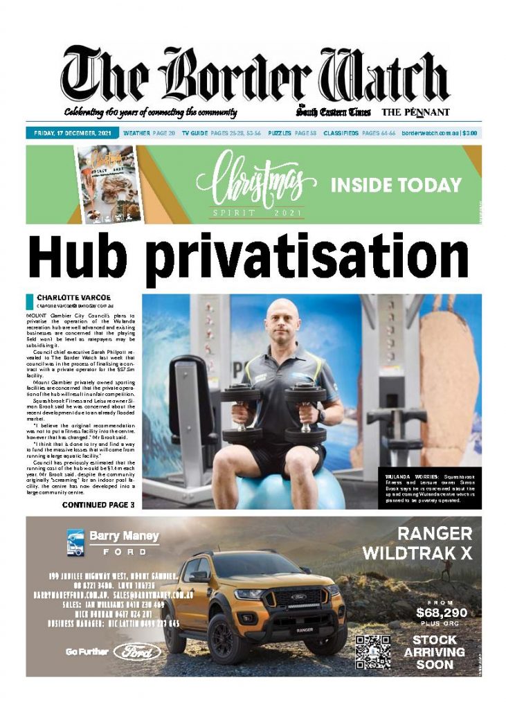 The Border Watch - 17th December 2021 - The Border Watch