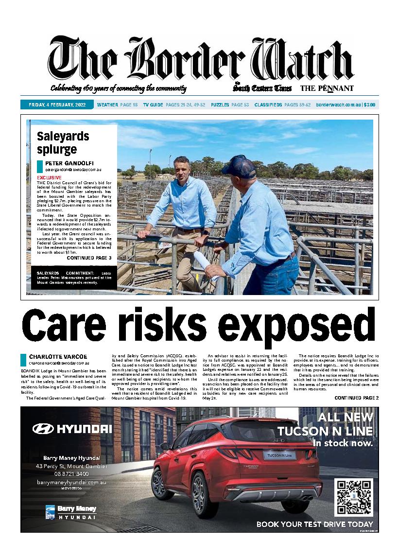 The Border Watch - 4th February 2022 - The Border Watch