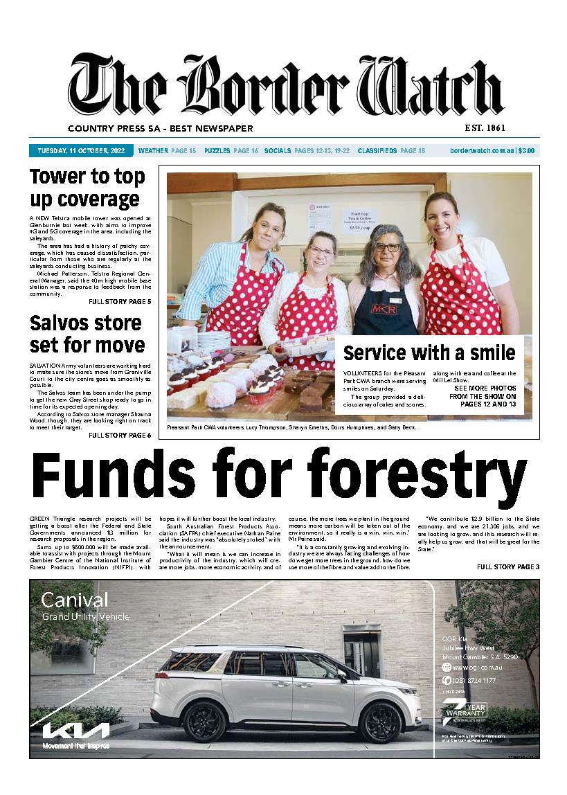 The Border Watch - 11th October 2022 - The Border Watch