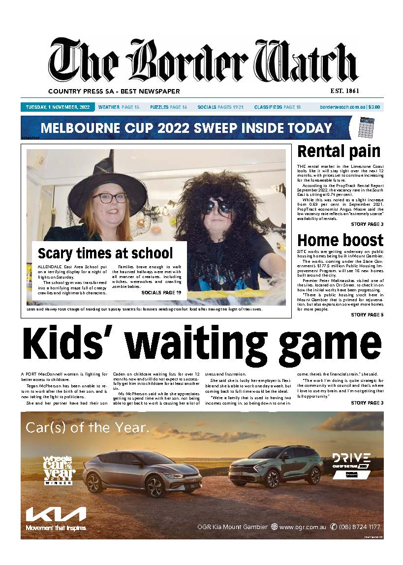 The Border Watch - 1st November 2022 - The Border Watch