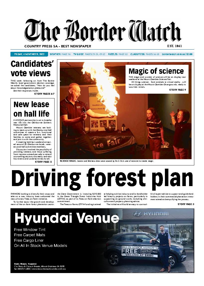 The Border Watch - 4th November 2022 - The Border Watch