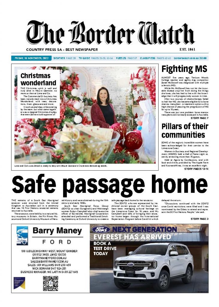 The Border Watch - 18th November 2022 - The Border Watch