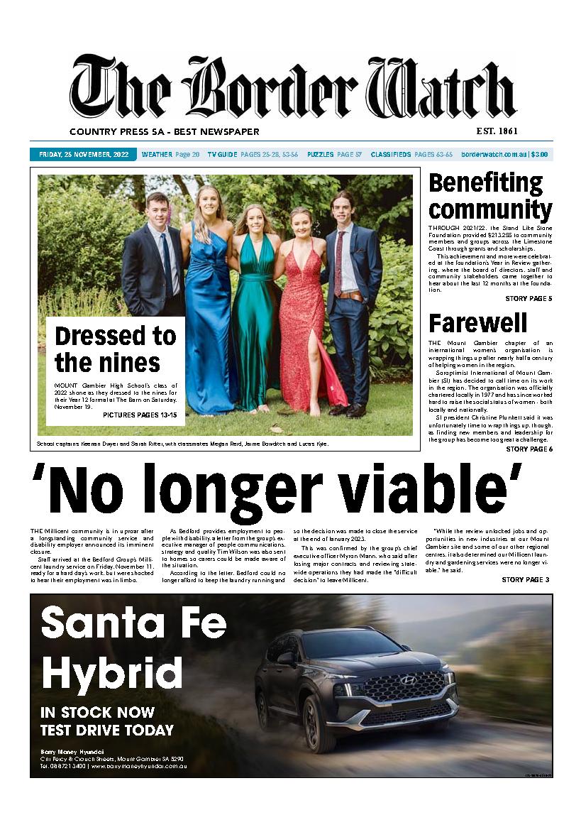 The Border Watch - 25th November 2022 - The Border Watch