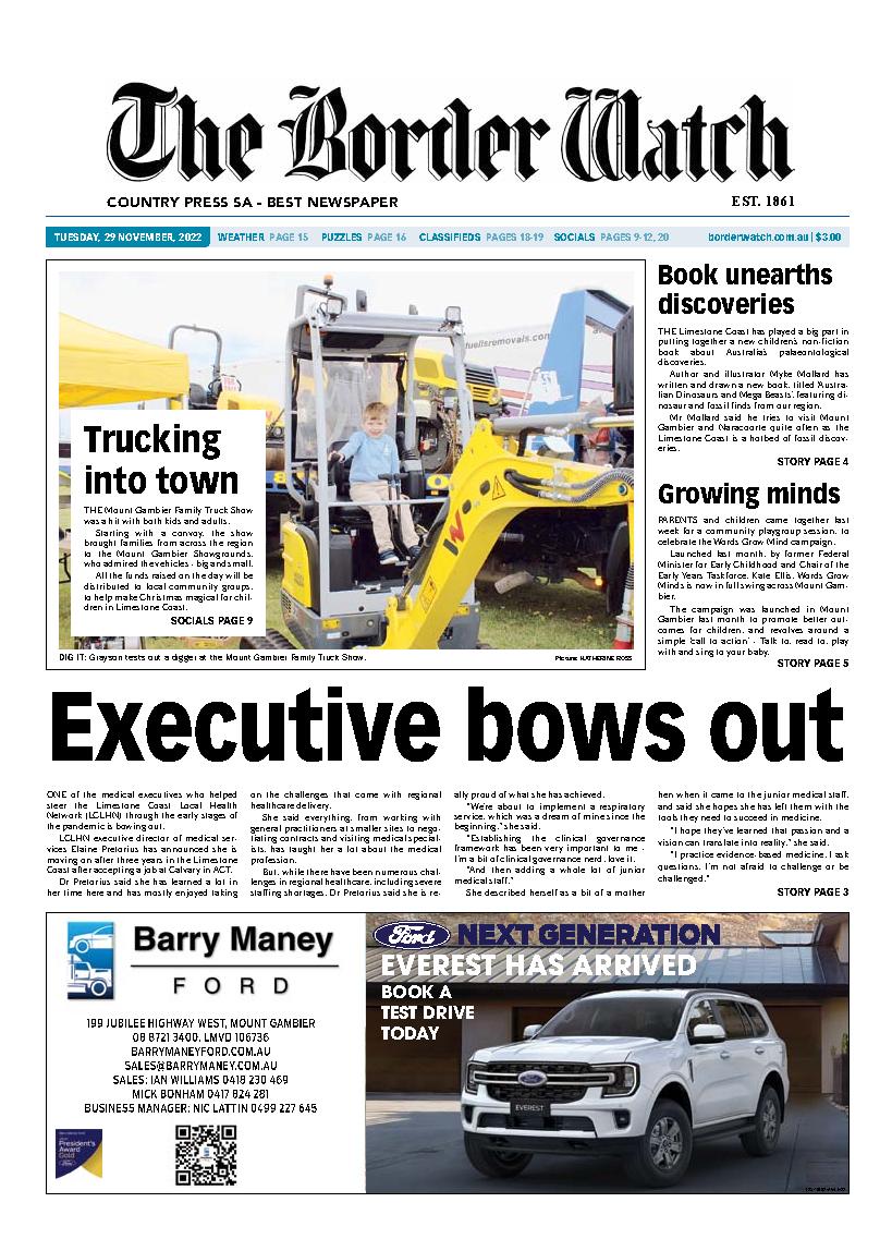 The Border Watch - 29th November 2022 - The Border Watch