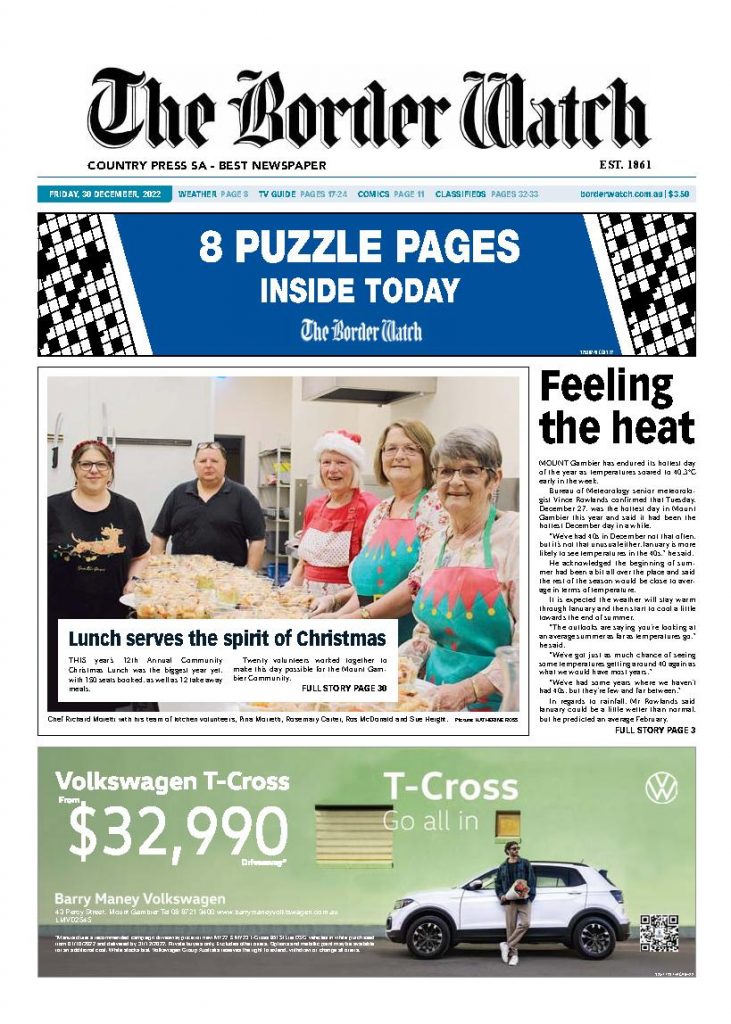 The Border Watch - 30th December 2022 - The Border Watch