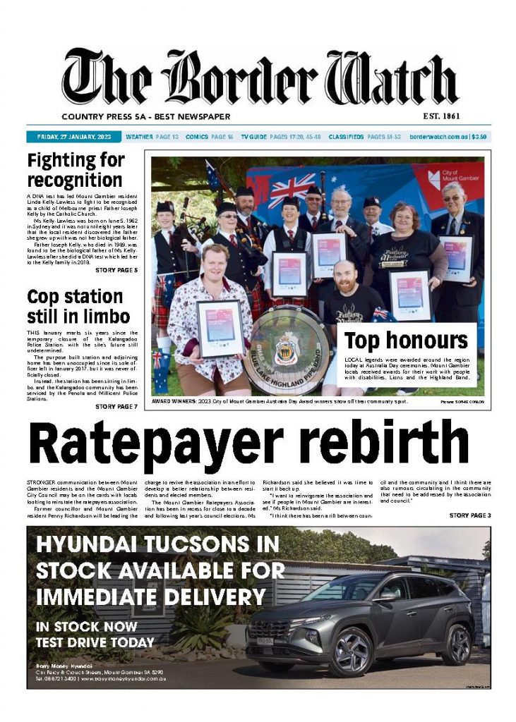 The Border Watch - 27th January 2023 - The Border Watch