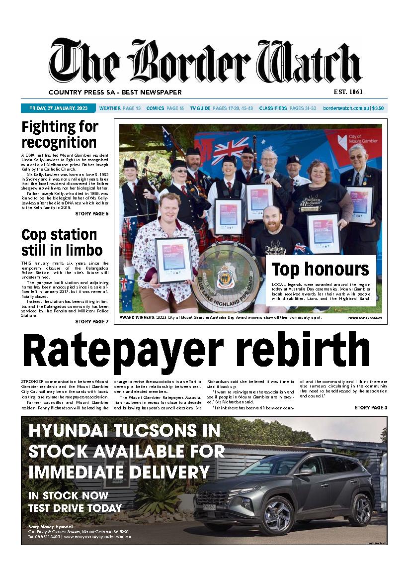 The Border Watch - 27th January 2023 - The Border Watch