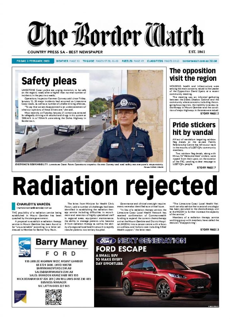 The Border Watch - 3rd February 2023 - The Border Watch