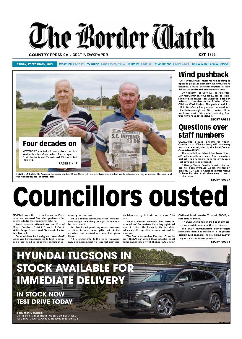 The Border Watch - 17th February 2023 - The Border Watch