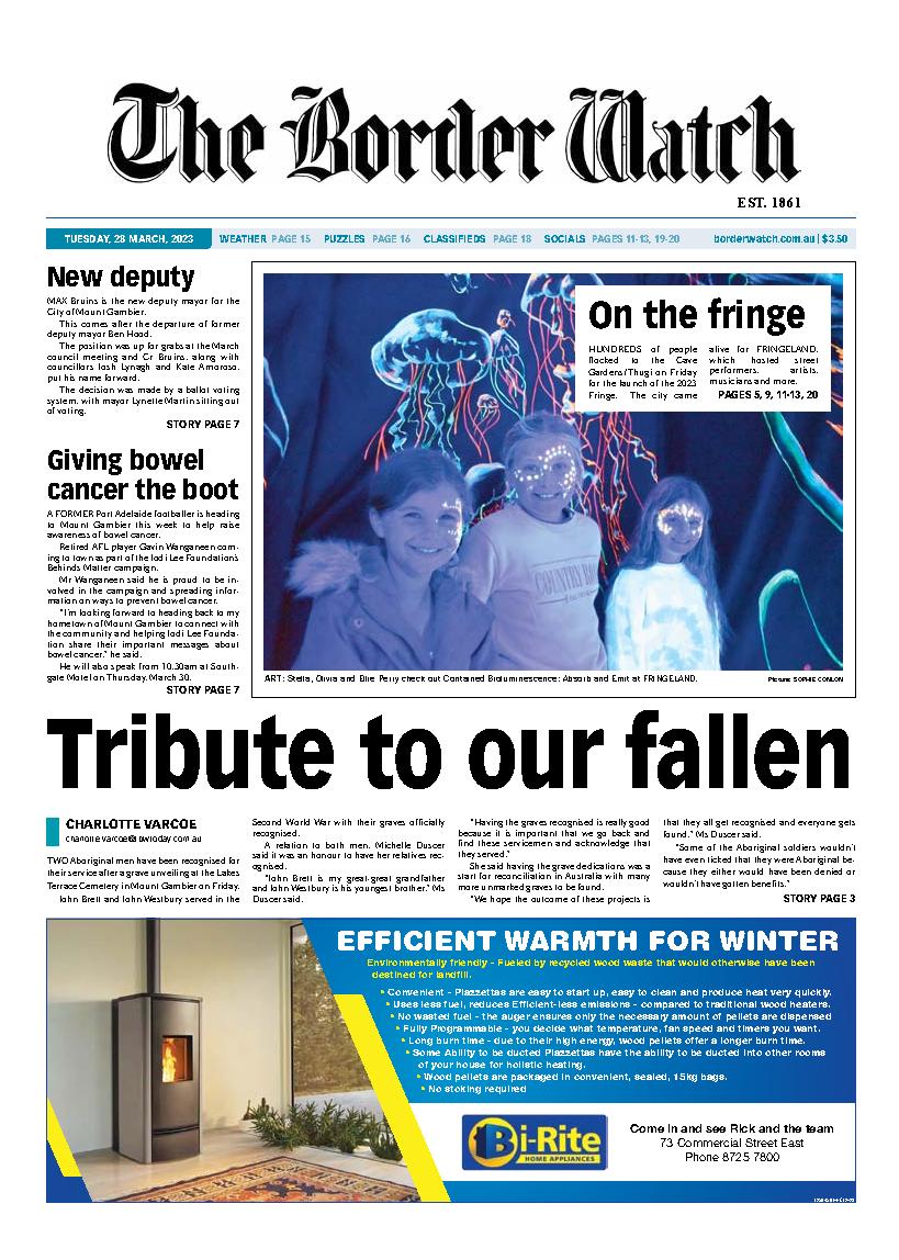 The Border Watch - 28th March 2023 - The Border Watch