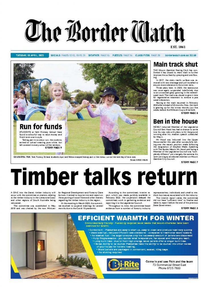 The Border Watch - 18th April 2023 - The Border Watch