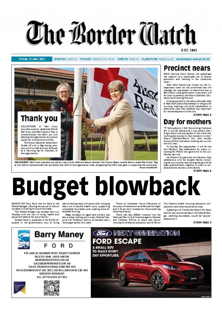 The Border Watch - 12th May 2023 - The Border Watch