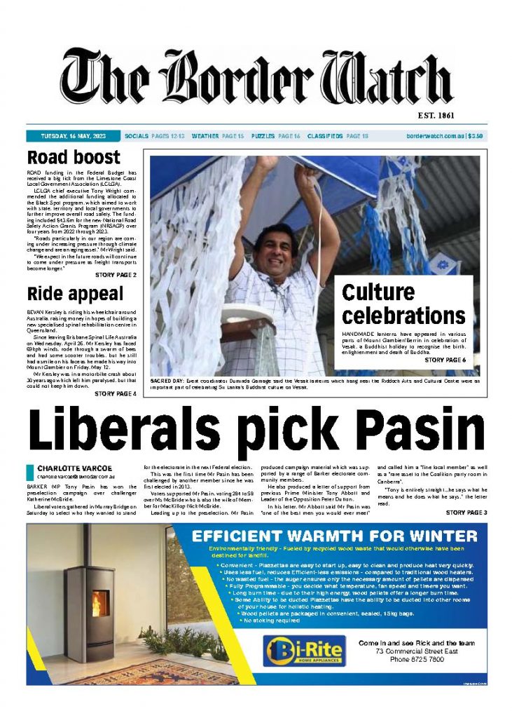 The Border Watch - 16th May 2023 - The Border Watch