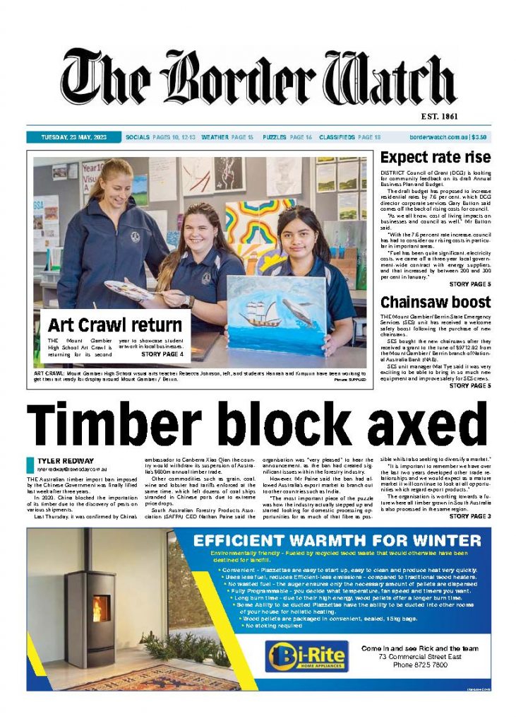 The Border Watch - 23rd May 2023 - The Border Watch