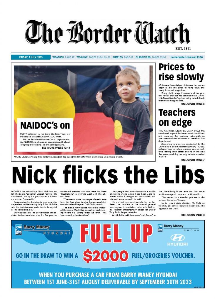 The Border Watch - 7th July 2023 - The Border Watch