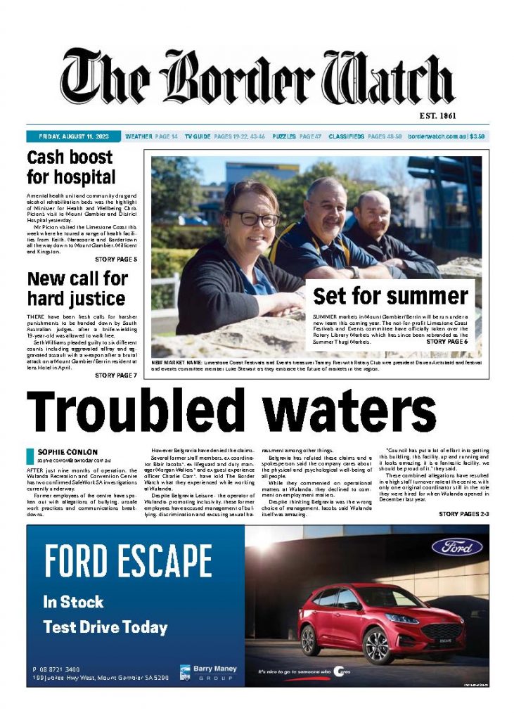 The Border Watch - 11th August 2023 - The Border Watch