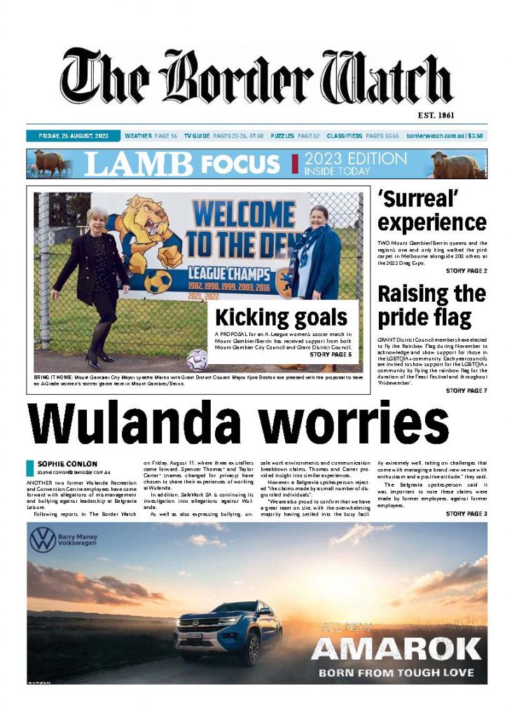 The Border Watch - 25th August 2023 - The Border Watch