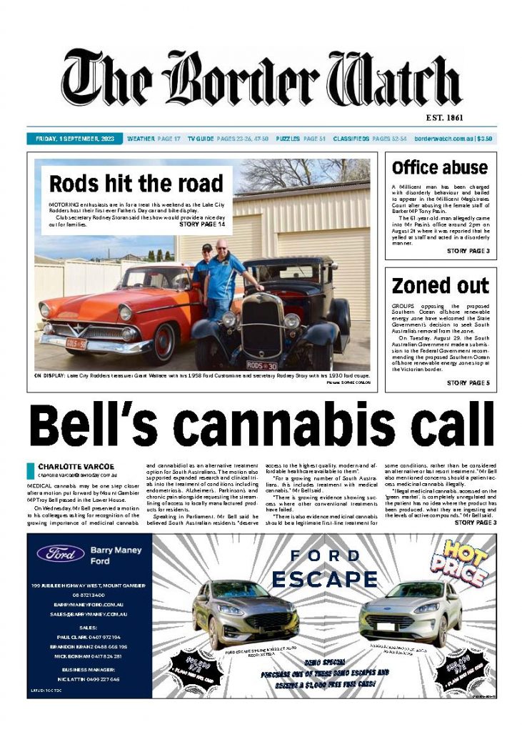 The Border Watch - 1st September 2023 - The Border Watch