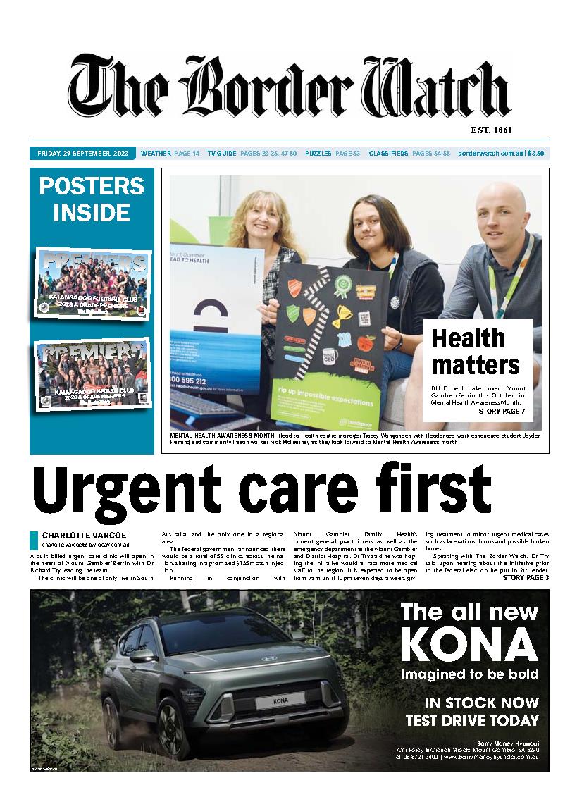 The Border Watch - 29th September 2023 - The Border Watch