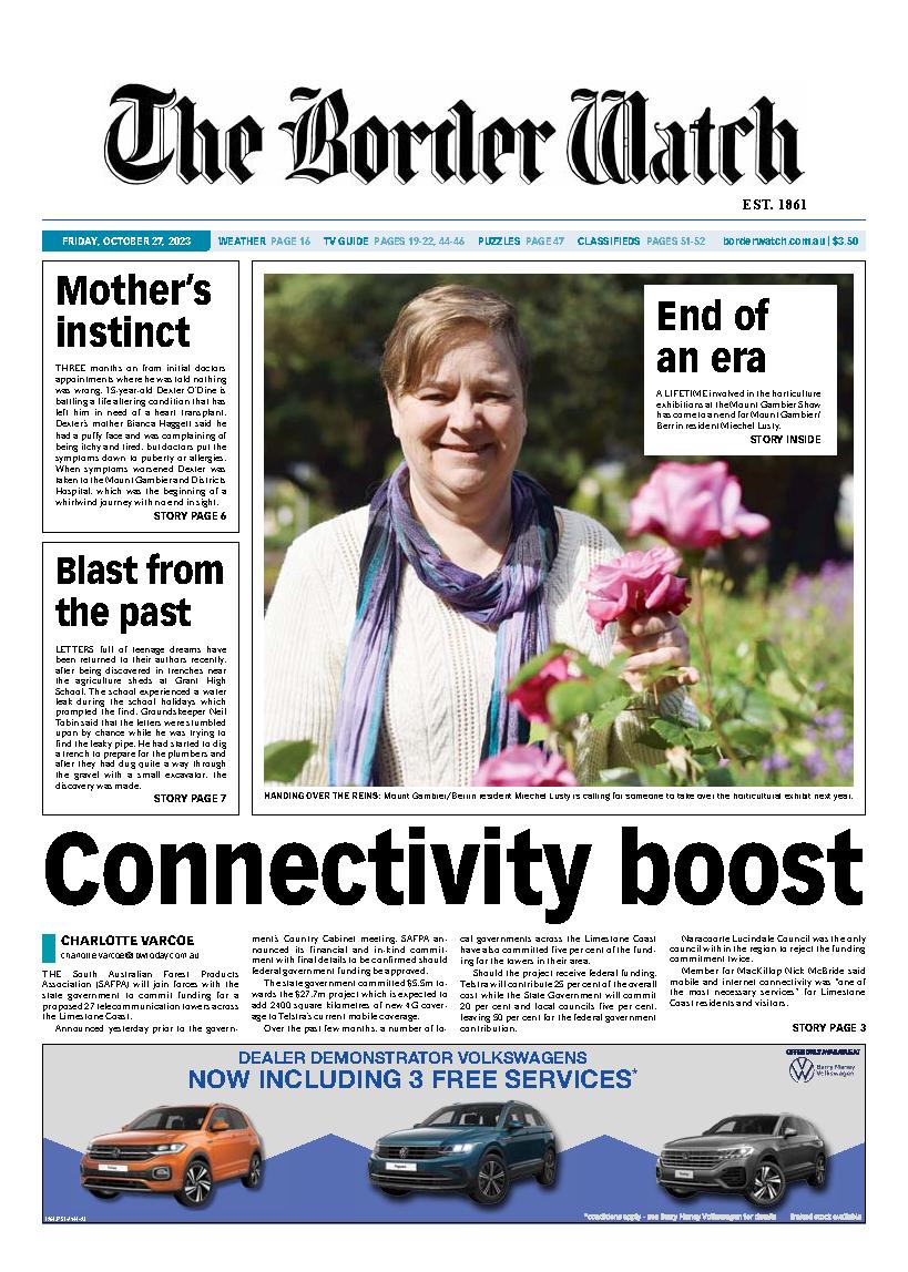 The Border Watch - 27th October 2023 - The Border Watch