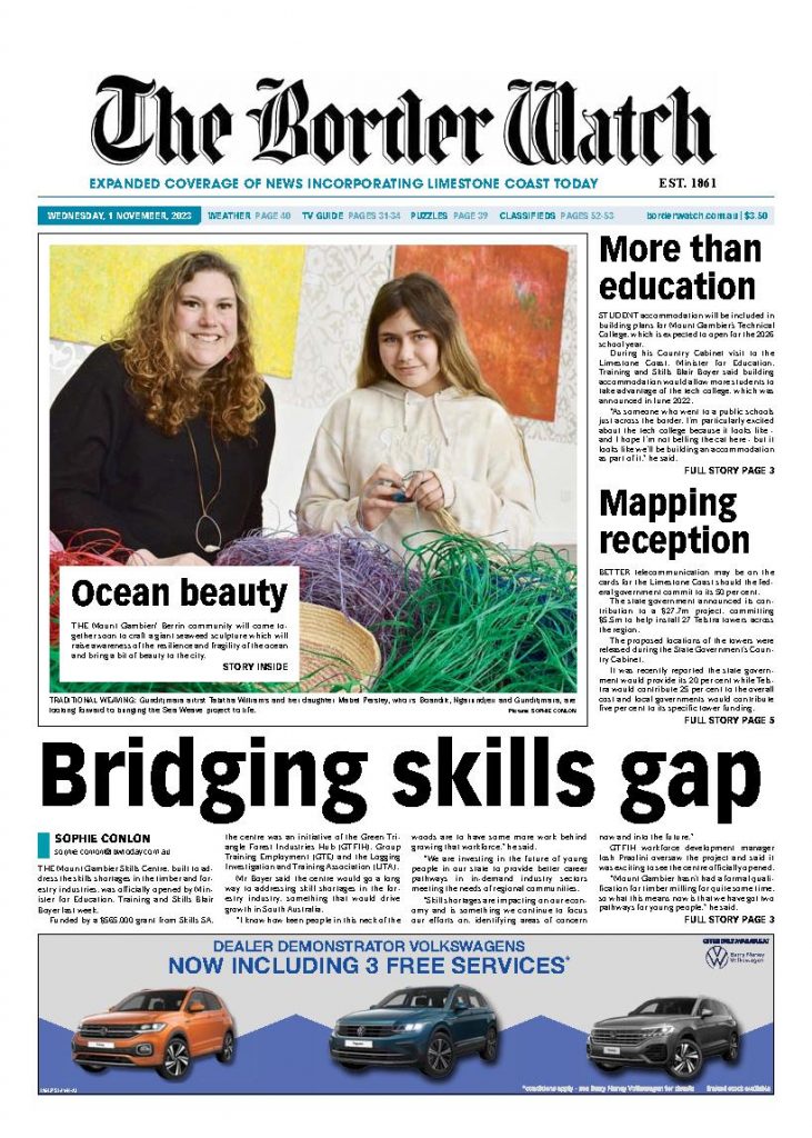 The Border Watch - 1st November 2023 - The Border Watch