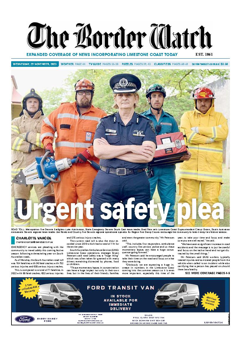 The Border Watch - 29th November 2023 - The Border Watch