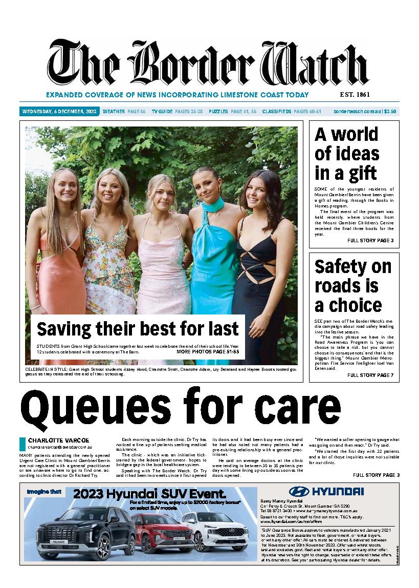 The Border Watch - 6th December 2023 - The Border Watch