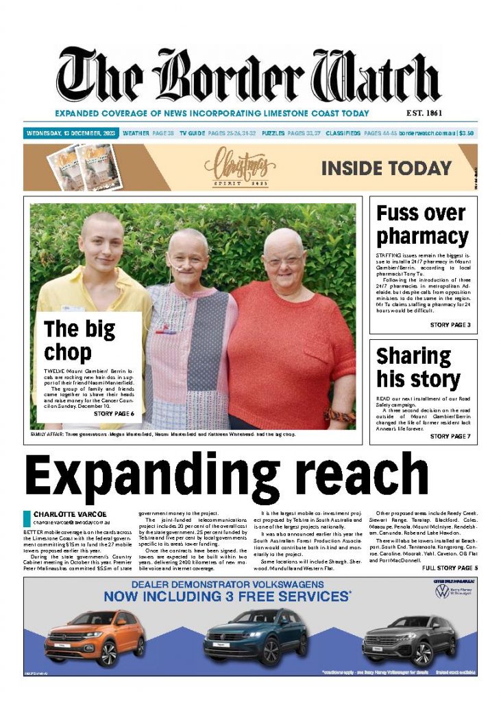 The Border Watch - 13th December 2023 - The Border Watch