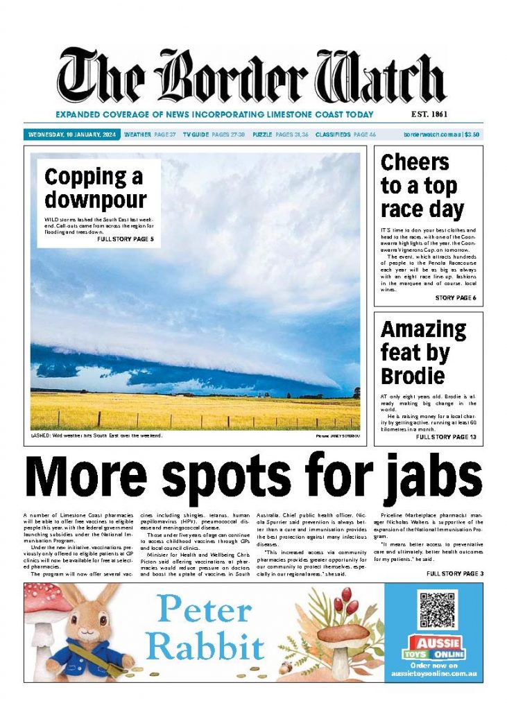 The Border Watch - 10th January 2024 - The Border Watch