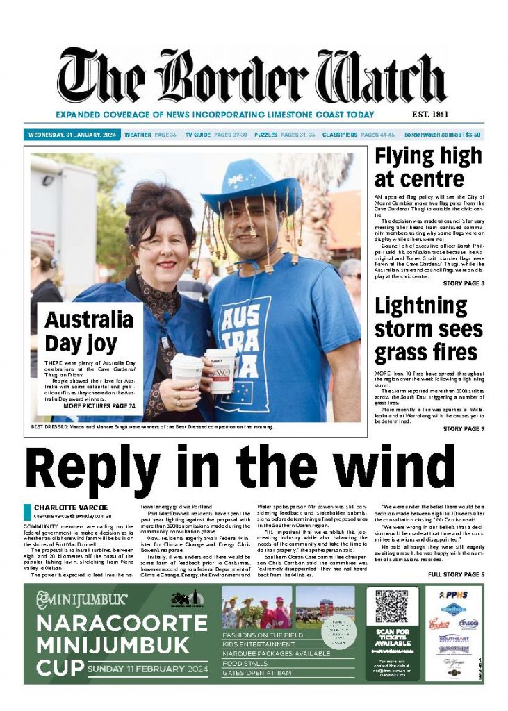 The Border Watch - 31st January 2024 - The Border Watch