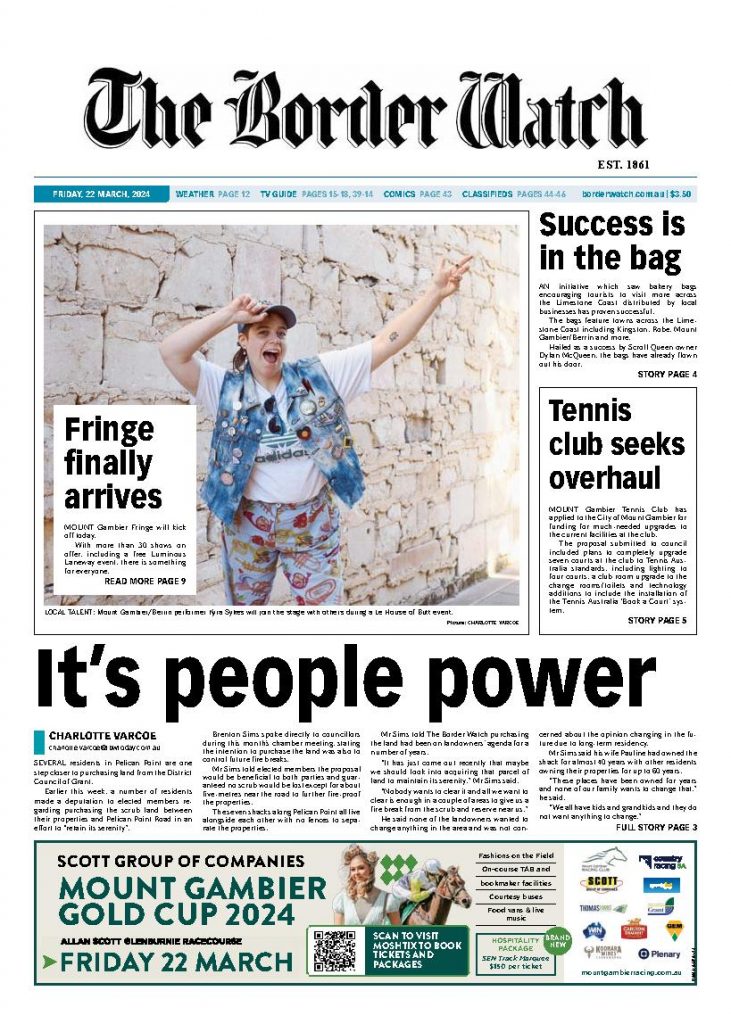 The Border Watch - 22nd March 2024 - The Border Watch