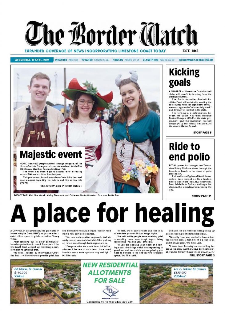 The Border Watch - 17th April 2024 - The Border Watch