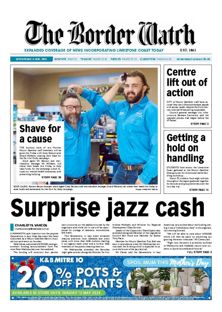 The Border Watch - 8th May 2024 - The Border Watch