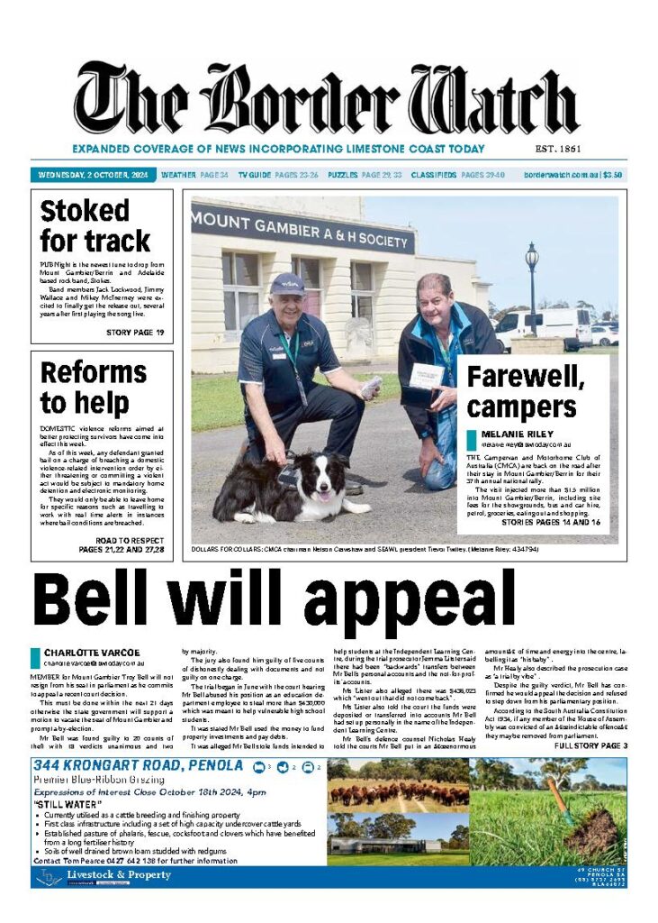 TBW - Border Watch Wednesday - 2nd October 2024 - The Border Watch