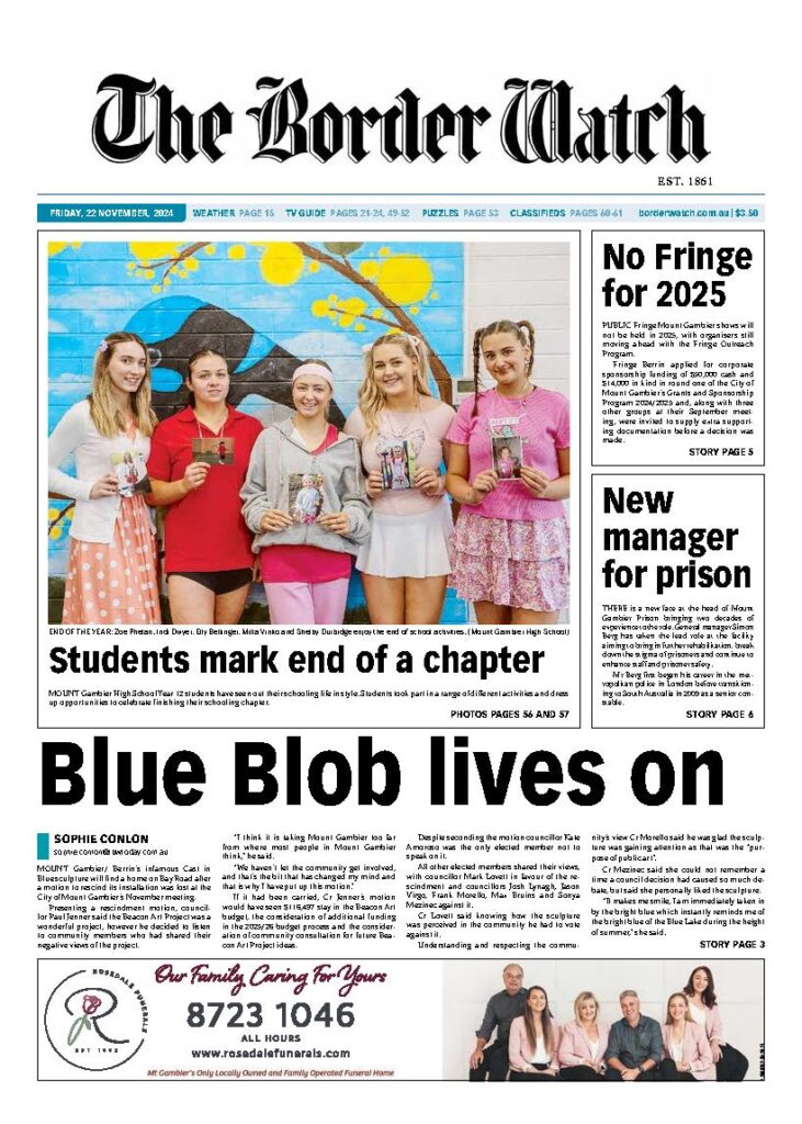 TBW - Border Watch Friday - 22nd November 2024 - The Border Watch