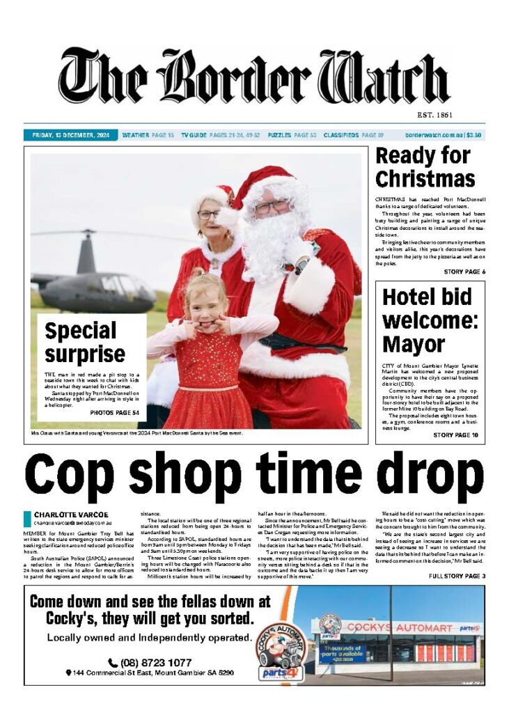 TBW - Border Watch Friday - 13th December 2024 - The Border Watch