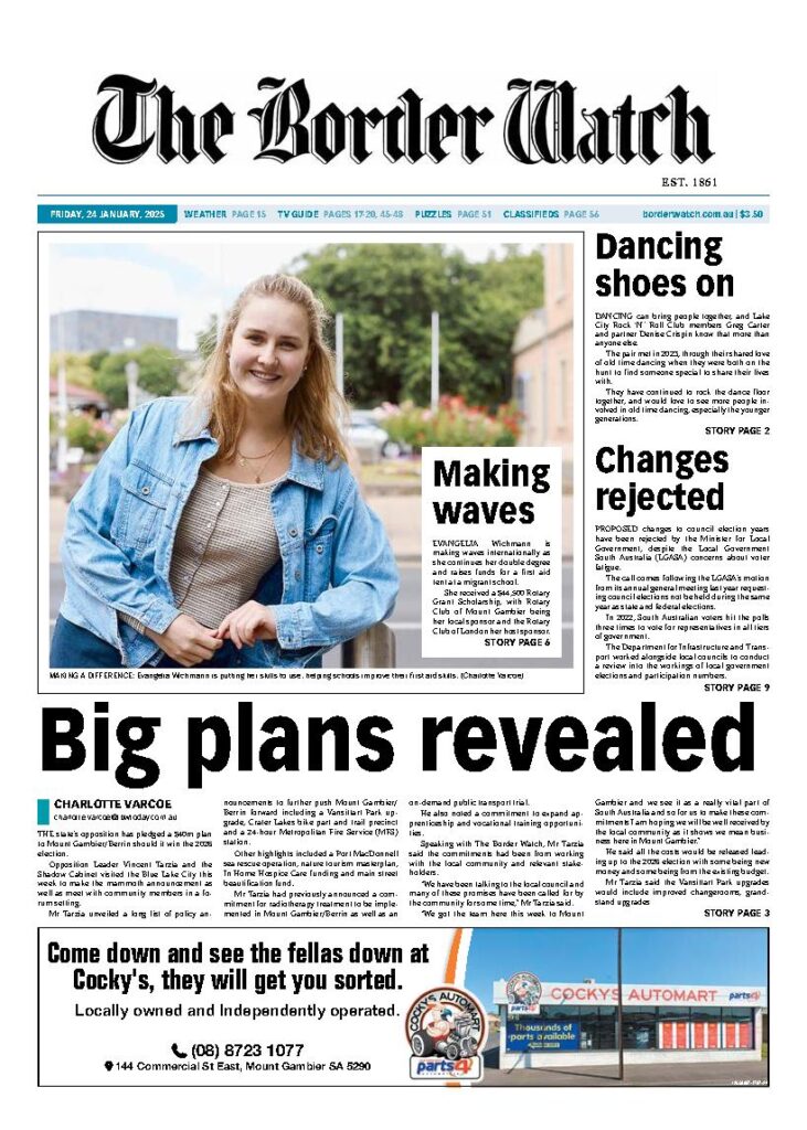 TBW - Border Watch Friday - 24th January 2025 - The Border Watch