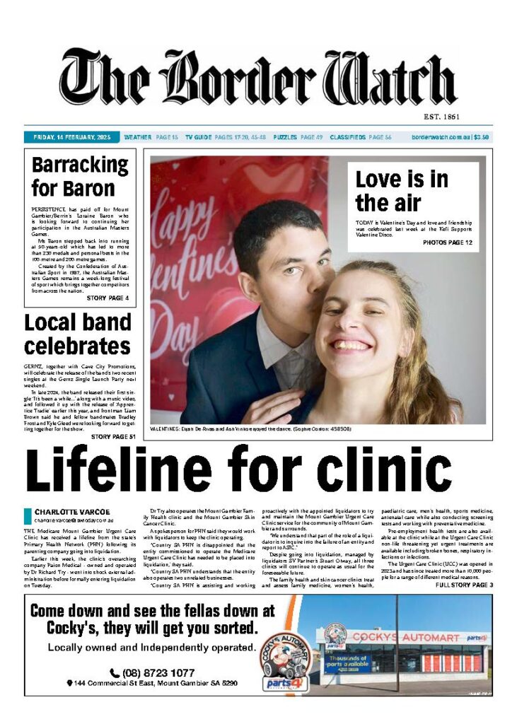 TBW - Border Watch Friday - 14th February 2025 - The Border Watch