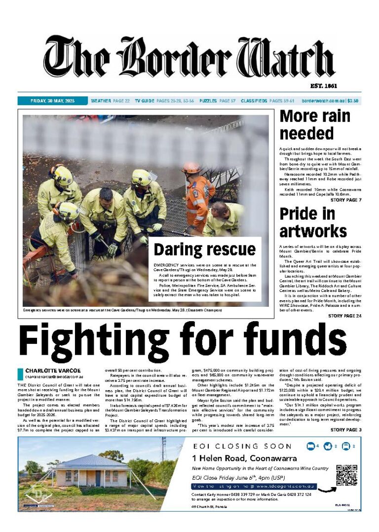 TBW - Border Watch Friday - 30th May 2025 - The Border Watch