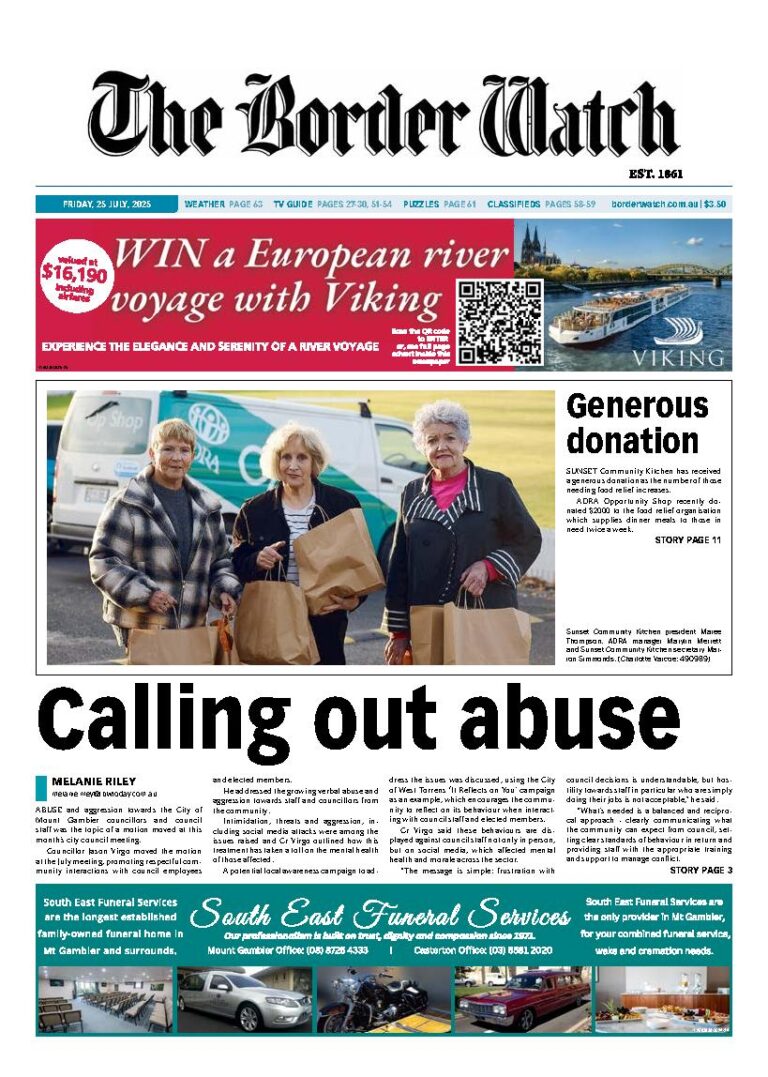 TBW - Border Watch Friday - 25th July 2025 - The Border Watch