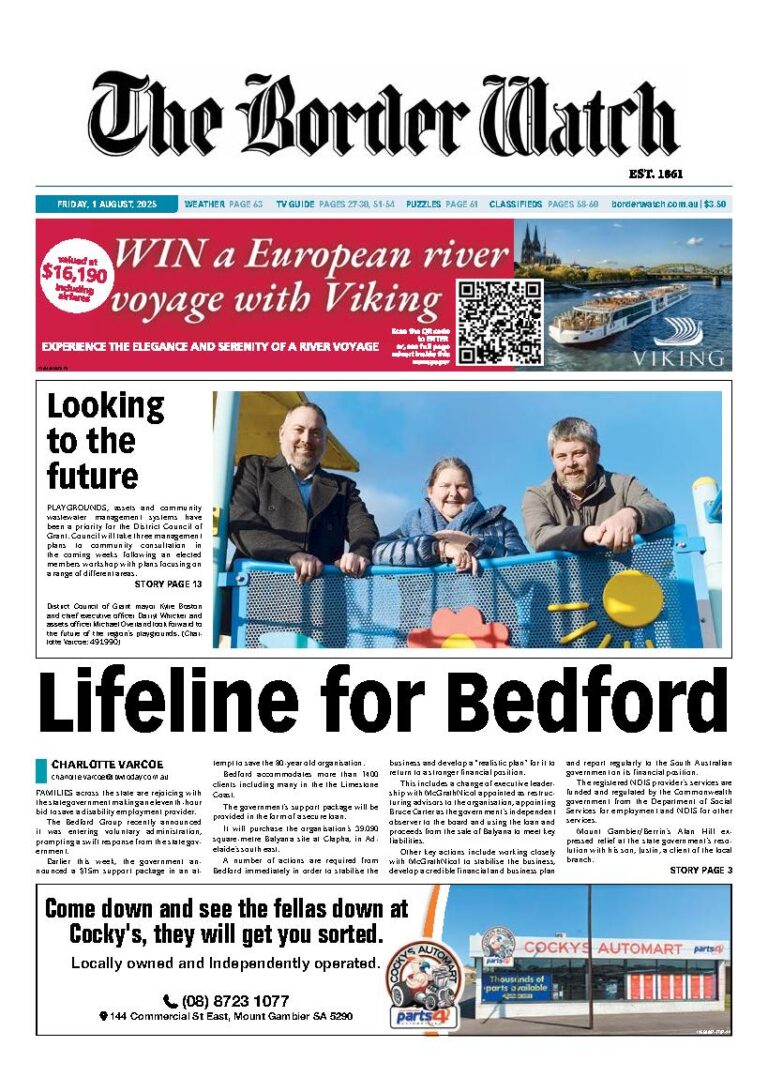 TBW - Border Watch Friday - 1st August 2025 - The Border Watch